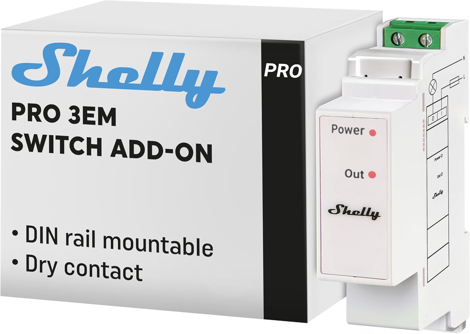 Shelly Pro 3EM Switch Add-On